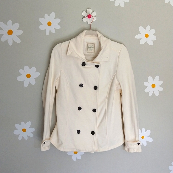 Merona | Jackets & Coats | Merona Cream Off White Pea Coat | Poshmark